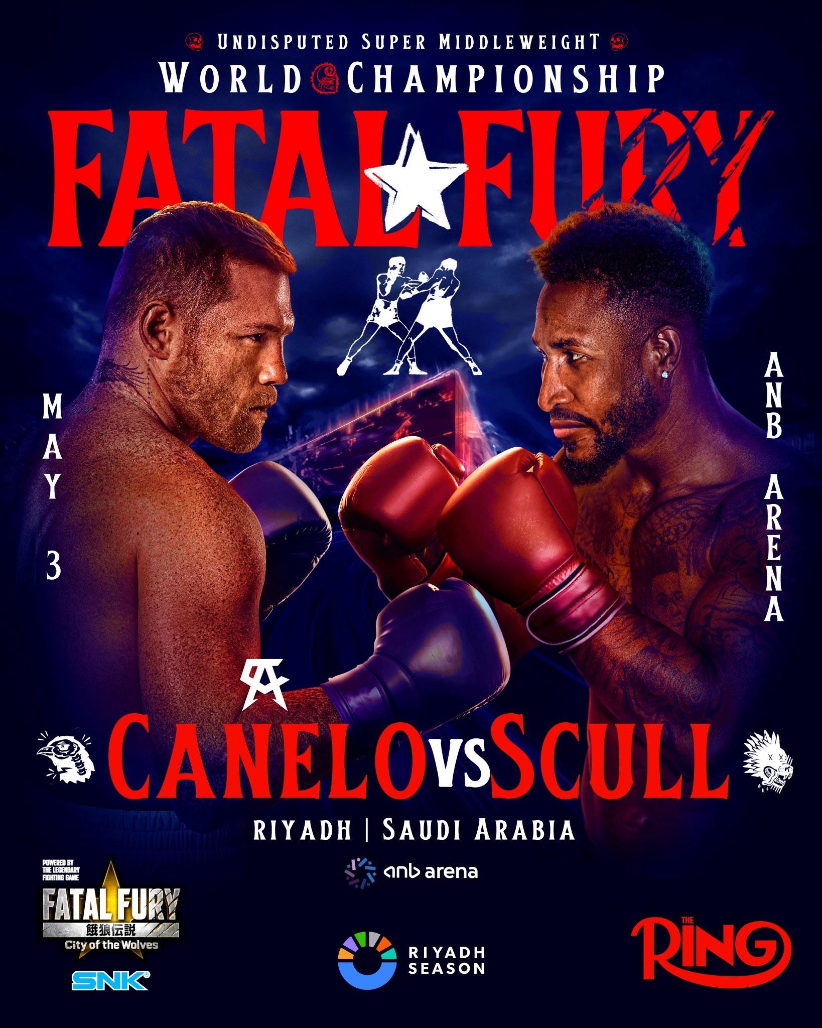Canelo vs. Scull Ring Walk Time Announced: Morning Clash in Riyadh ...