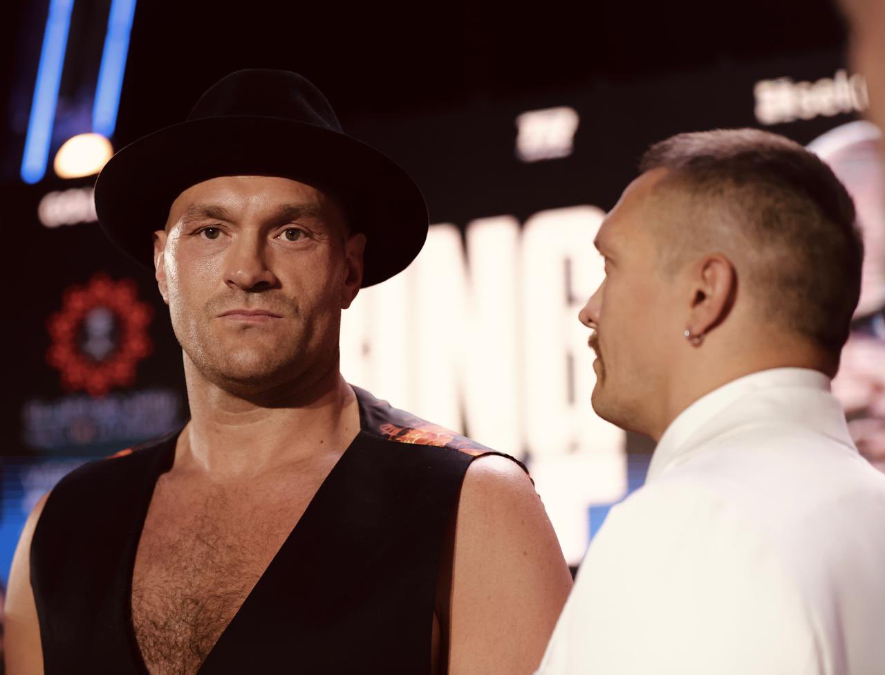 Взвешивание Усика и Фьюри видеотрансляция Ready To Fight