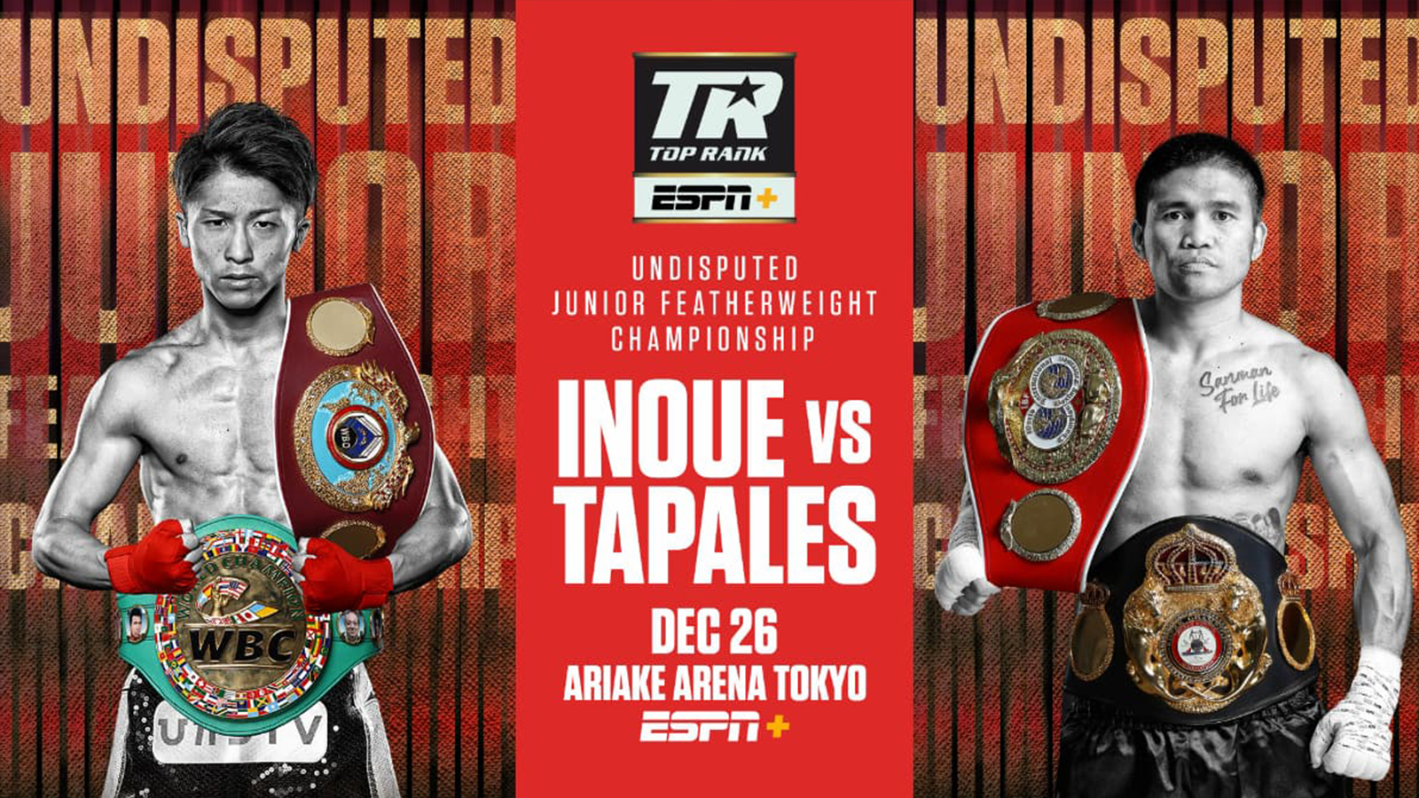 Inoue vs. Tapales: A Bantamweight Battle for the Ages Set for December ...