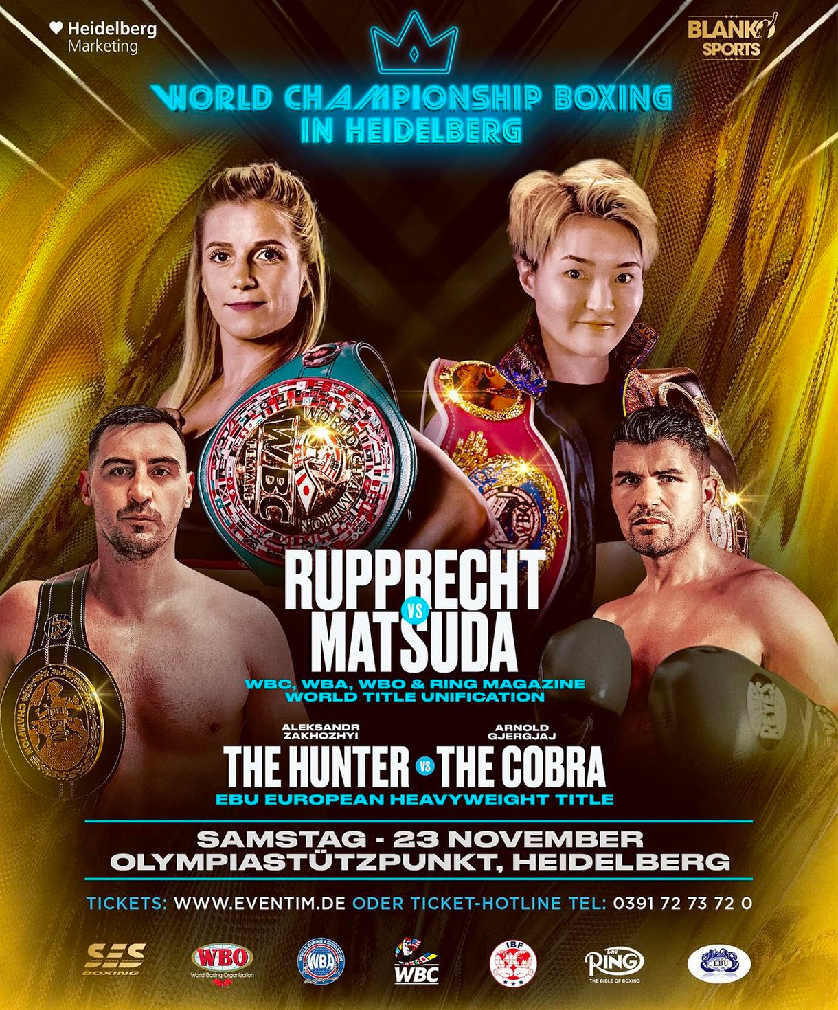 Main Fight Schedule of the Week - Ready To Fight