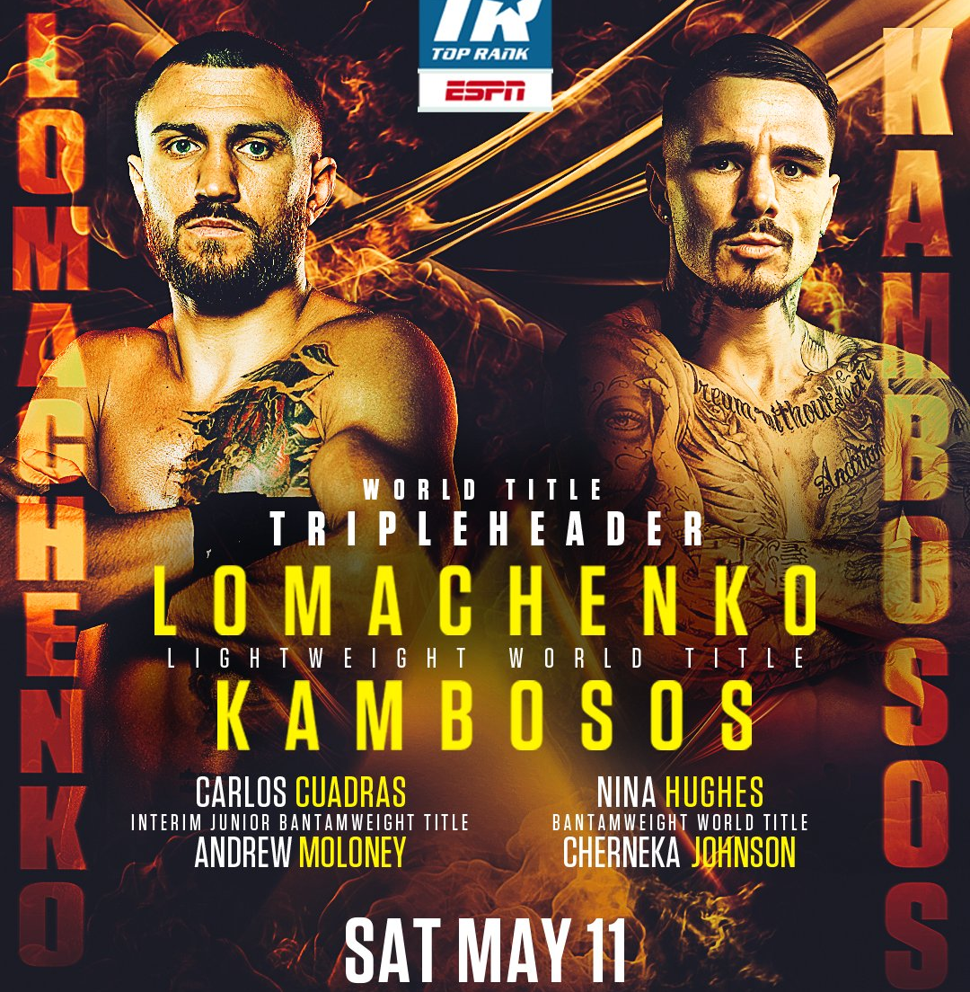 Undercard Announced for Lomachenko vs. Kambosos Fight - Ready To Fight