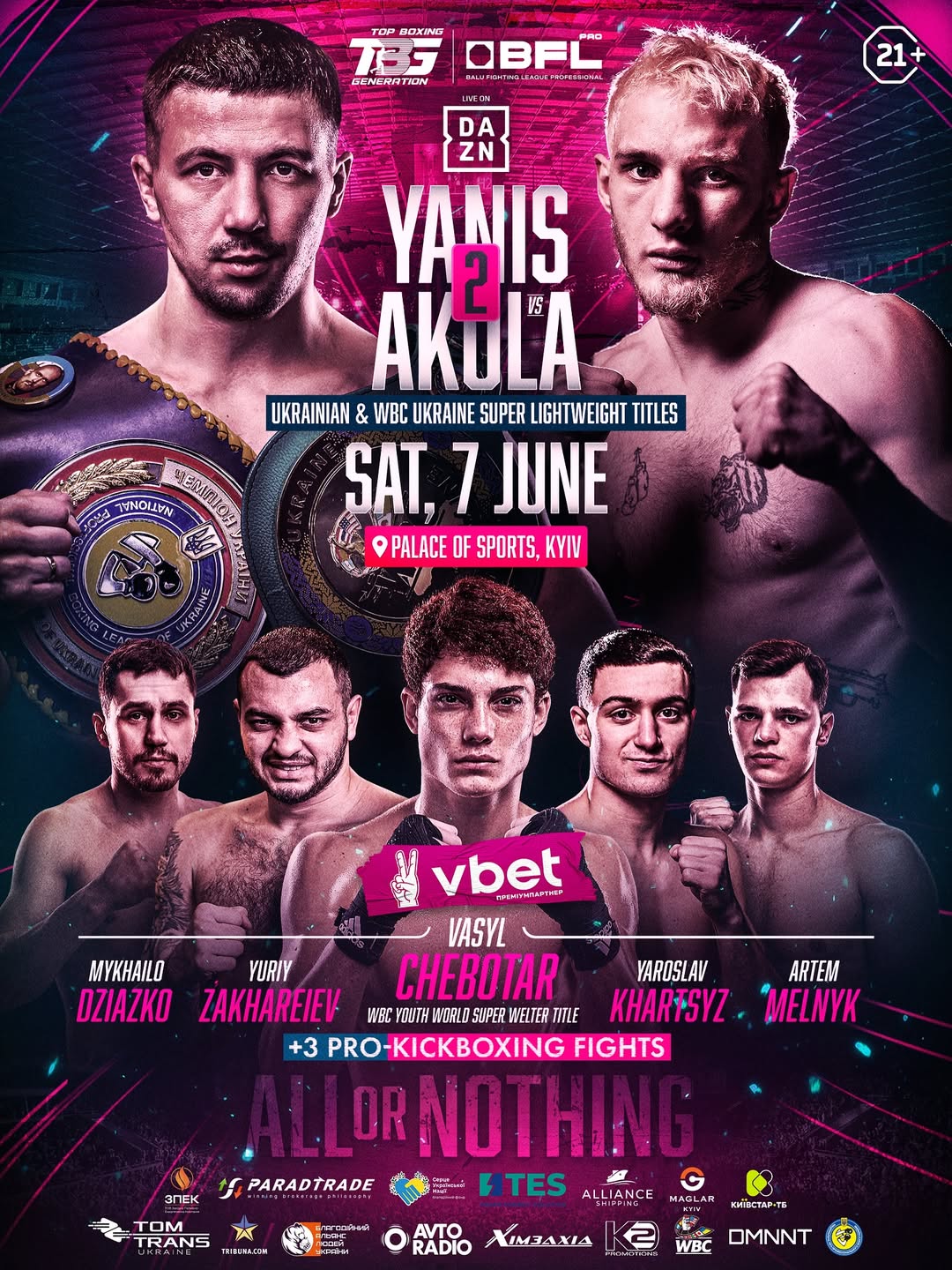 For the Second Time in History: Full Boxing and K-1 Card from Kyiv to ...