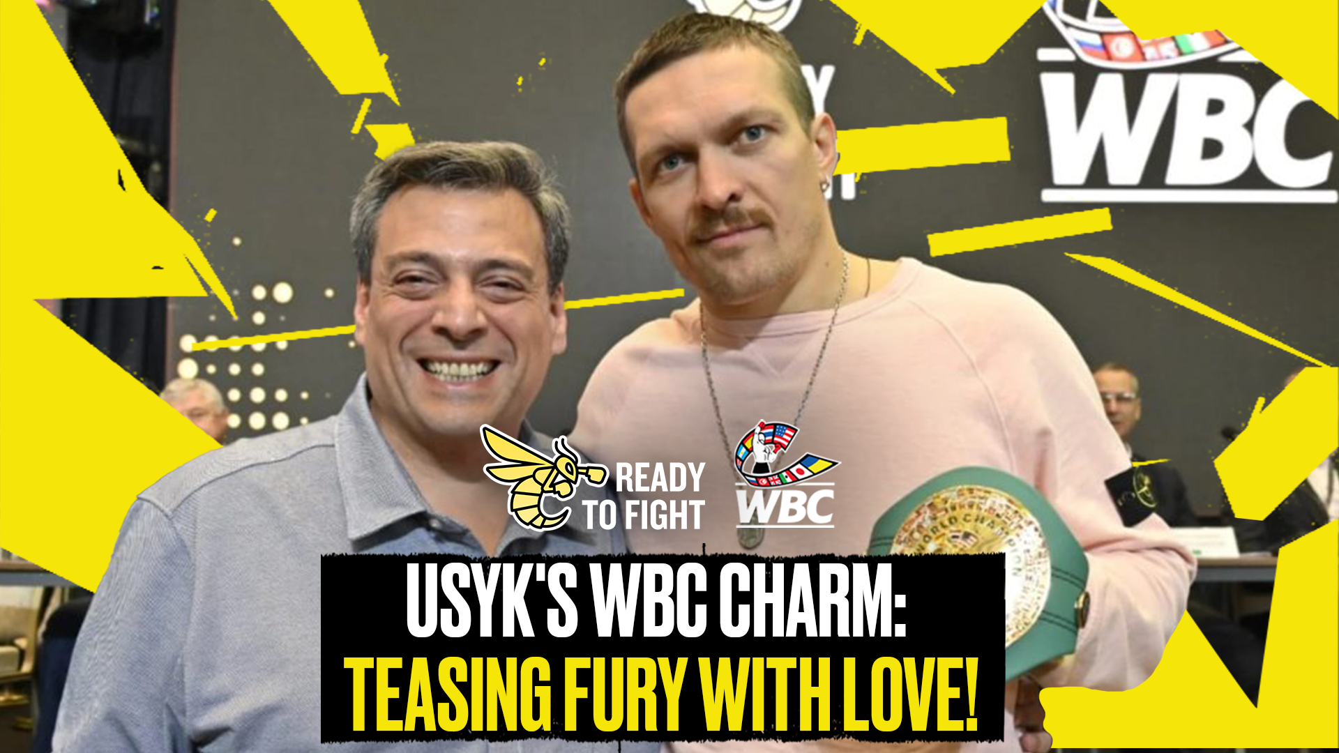 Усик и Холифилд про Фьюри на конгрессе WBC. Евандер рассказал кто может победить Тайсона ...